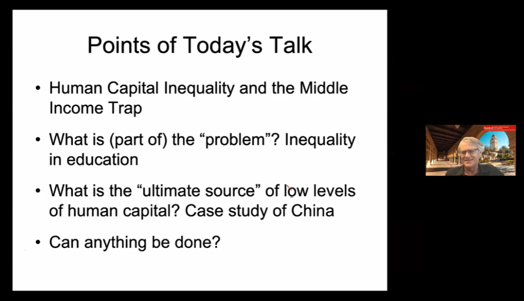 Lecture of Prof. Scott Rozelle from Stanford University has been ...